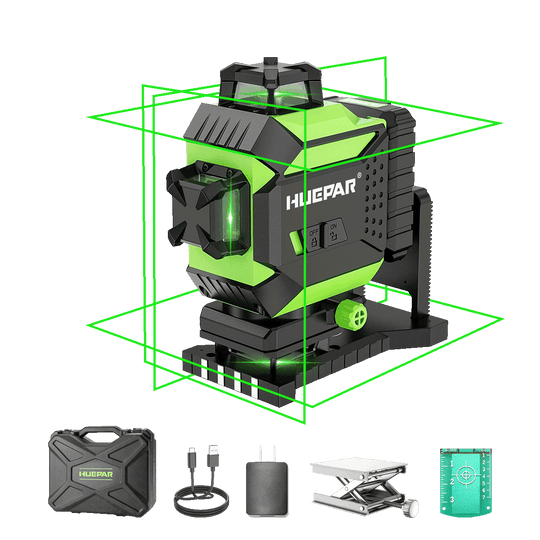 Huepar 12 Ft./3.7m Lasers Level Adapter Tripod LP 36 - Laser Tripod ...