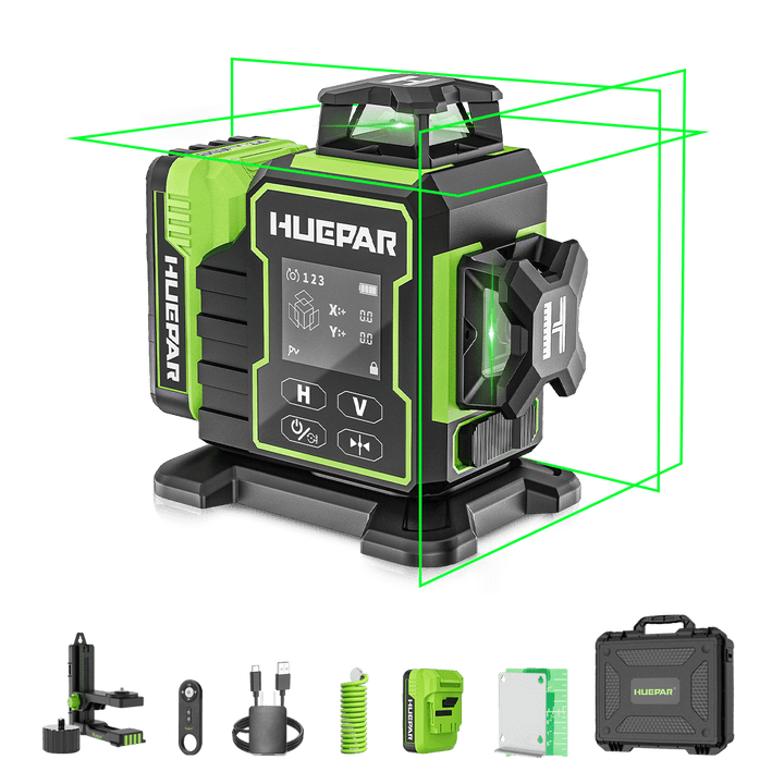 Huepar 12 Ft./3.7m Lasers Level Adapter Tripod LP 36 - Laser Tripod ...